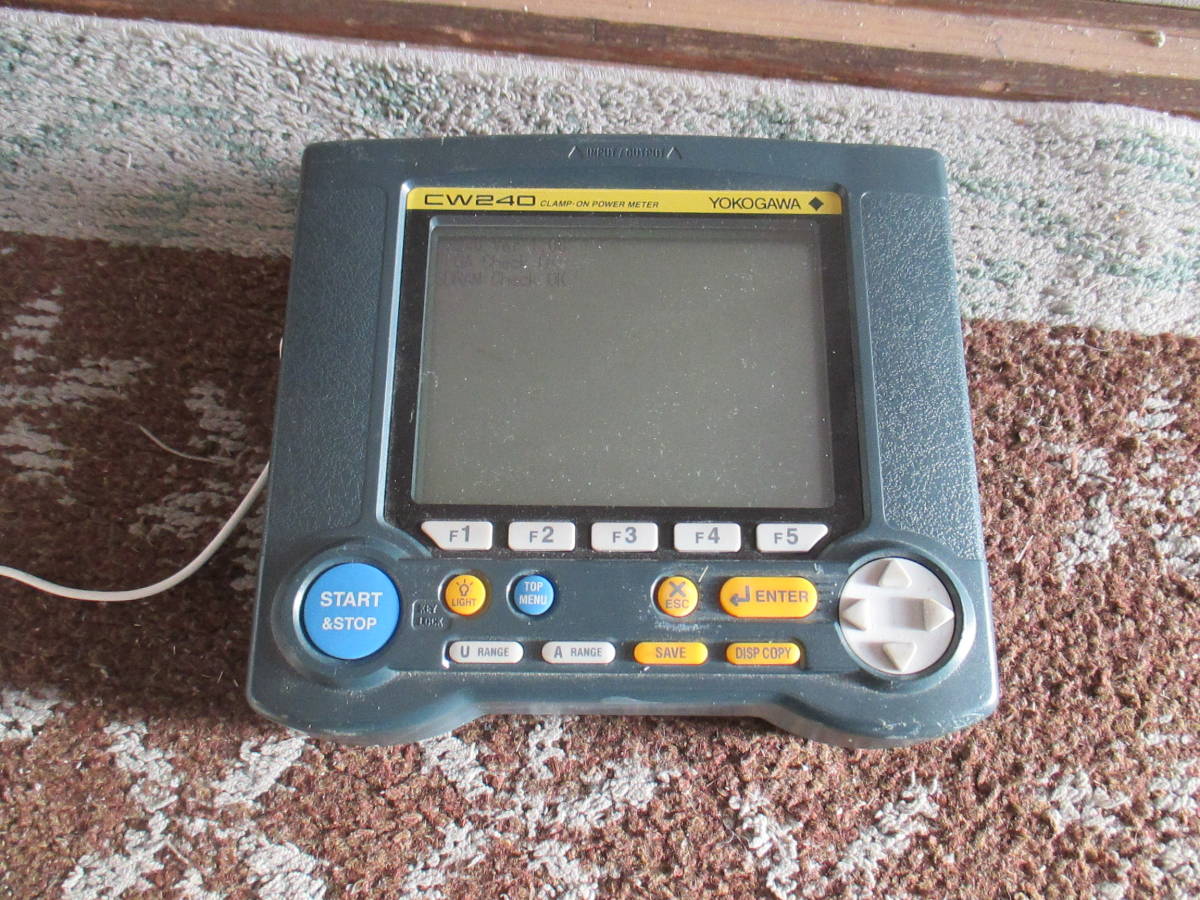 K-4 ① YOKOGAWA/横河 クランプ電力計 CW240 ジャンク(電気計測器)｜売買されたオークション情報、yahooの商品情報を ...