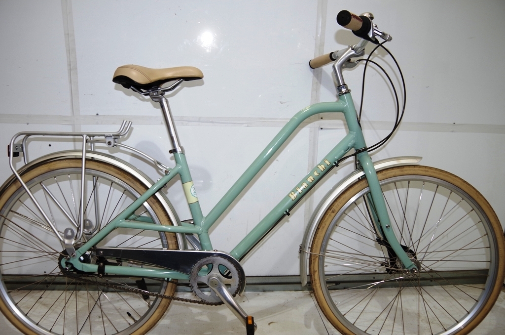 BIANCHI CAFE & CYCLE 26インチ 内装5速ギャ アルミフレーム CT： 約 410MM(26インチ～)｜売買された ...