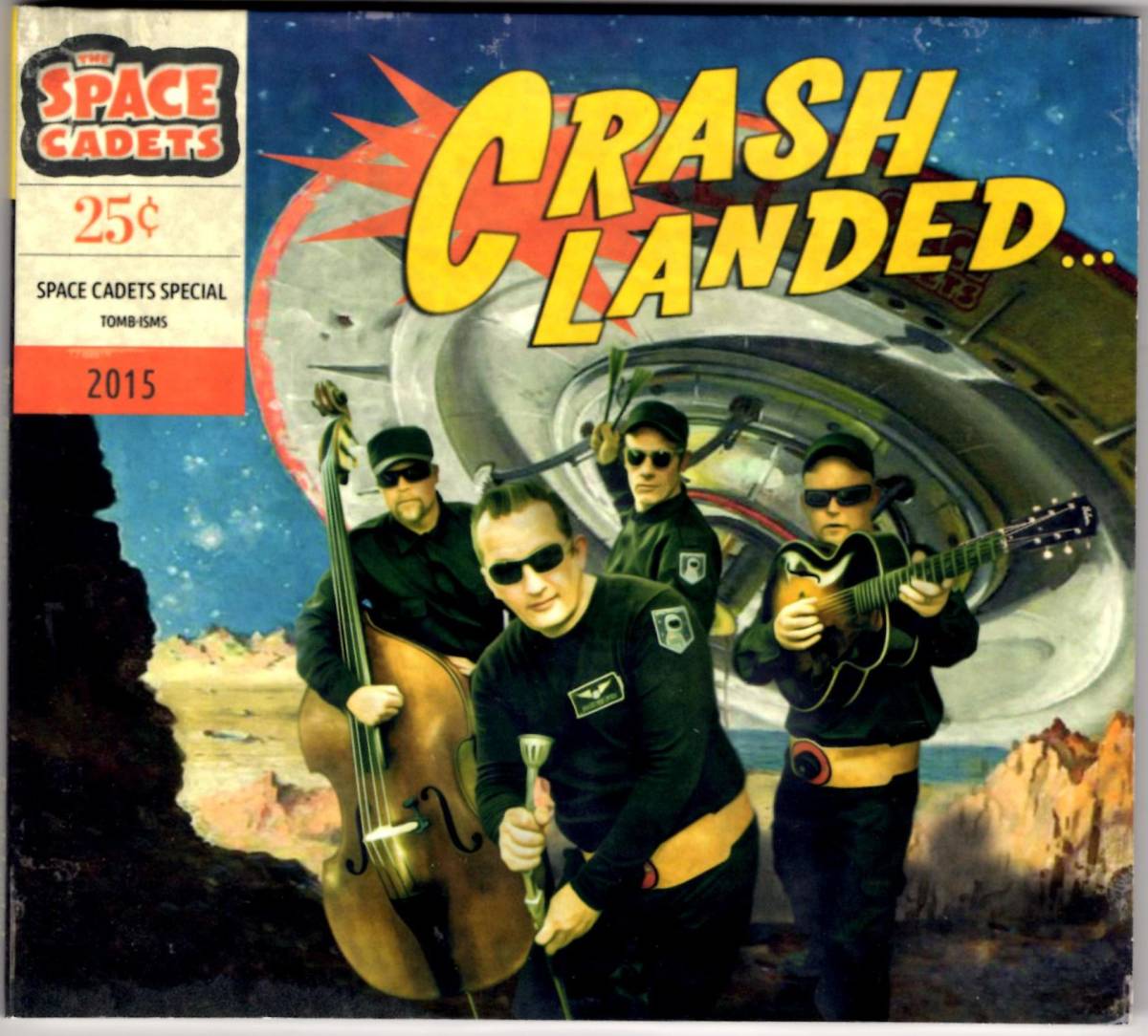 盤 THE SPACE CADETS - CRASH LANDED CD / UK ネオロカビリー SUPER BAND / Red Hot ...