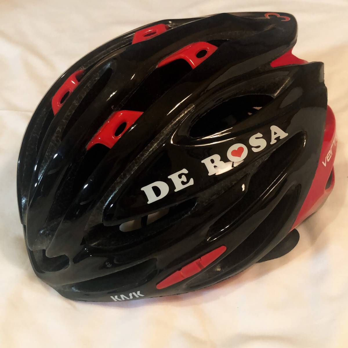 S Q1940 DEROSA デローザ Vertigo KASK spa 59-62cm ロードバイク MTB 自転車 ヘルメット ...