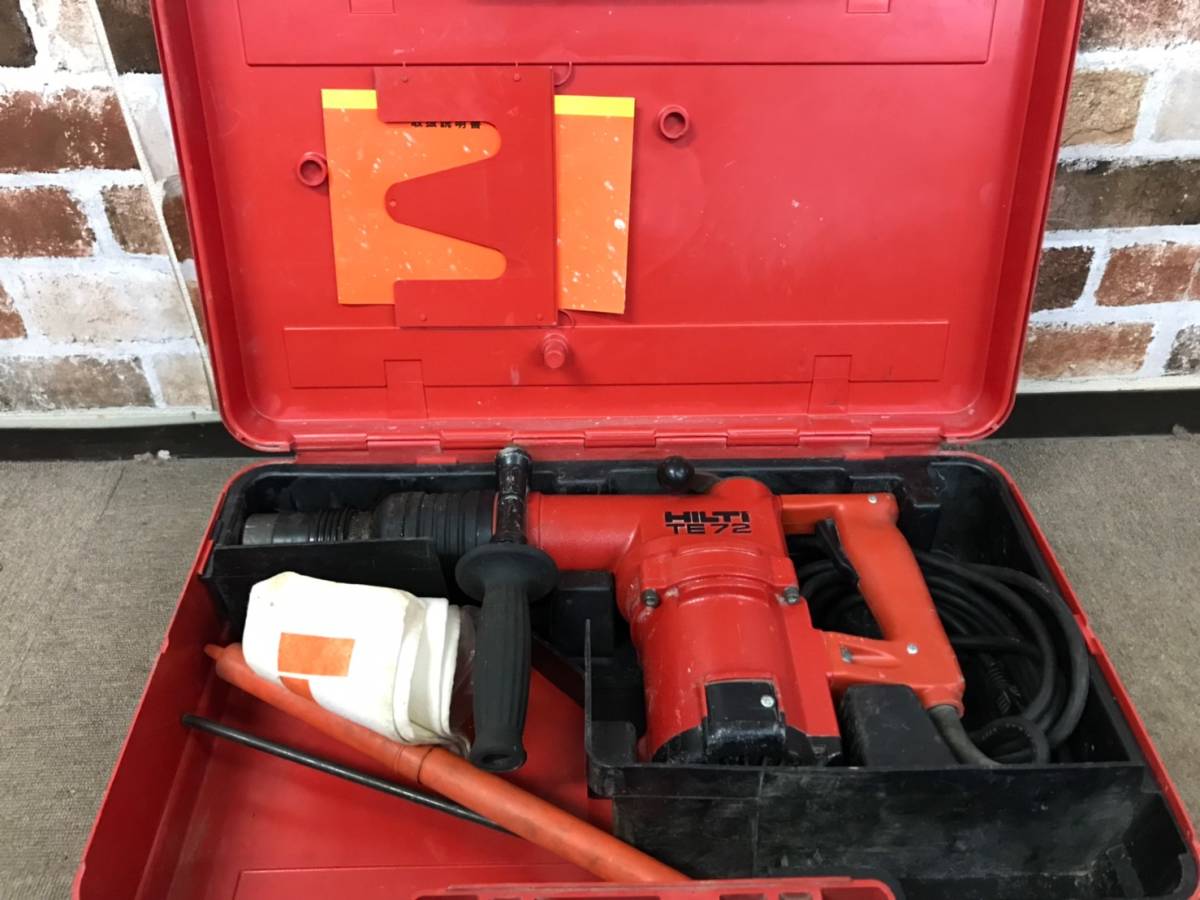 C-904⑤: HILTI/ヒルティ TE-72 電動ハンマー/ロータリーハンマードリル 電動工具/(本体)｜売買されたオークション情報 ...