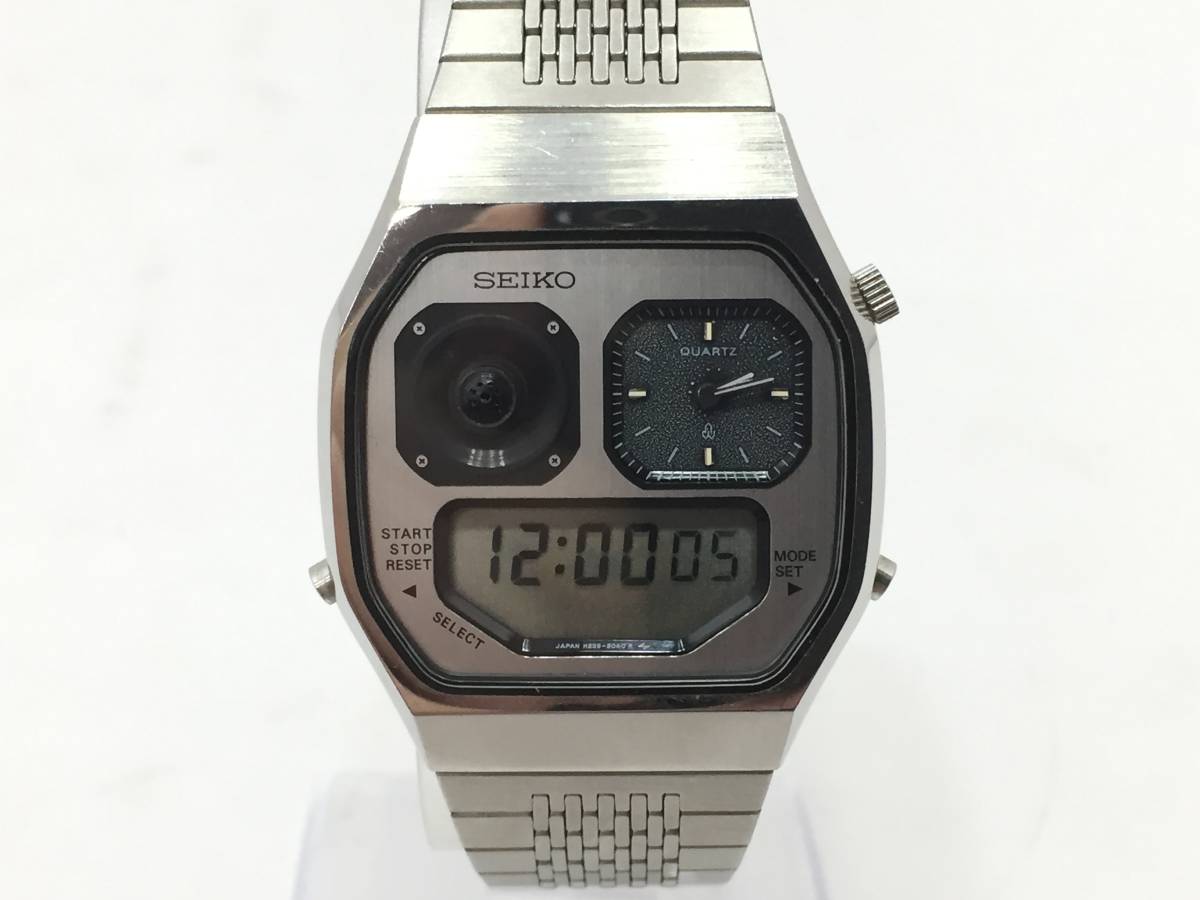 SEIKO セイコー アナデジ 腕時計 昭和レトロ時計 スピーカー付き H239-5020 品(その他)｜売買されたオークション情報 ...