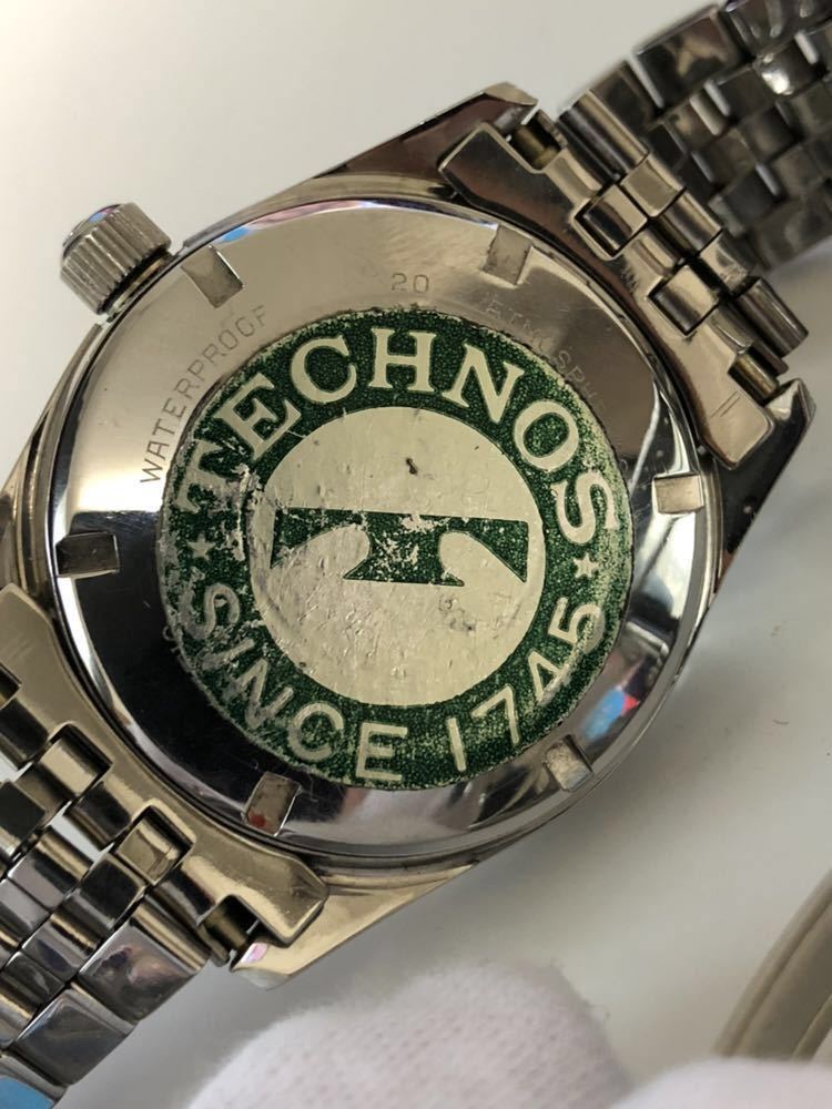 TECHNOS テクノス Star Chief スターチーフ 25 JEWELS 200M メンズ 自動巻き スイス製 腕時計 箱付(テクノス)｜売買されたオークション情報、yahooの商品 ...