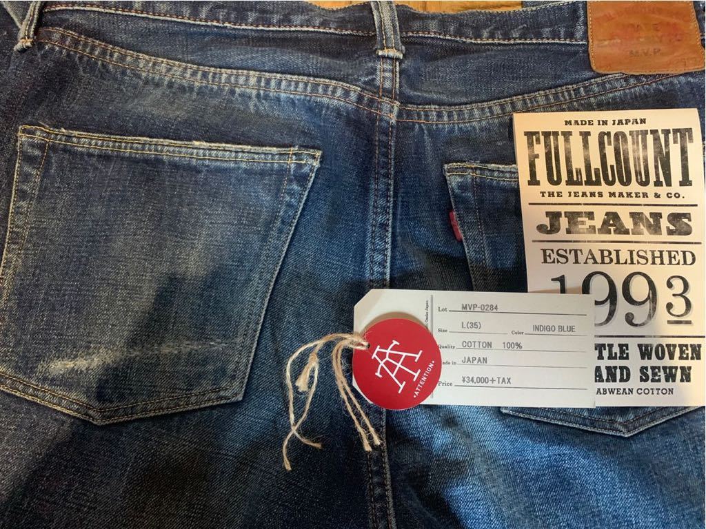 FULLCOUNT×MVP 1108A-1 フルカウント 1109(ジーンズ)｜売買されたオークション情報、yahooの商品情報をアーカイブ公開 - オークファン（aucfan.com）