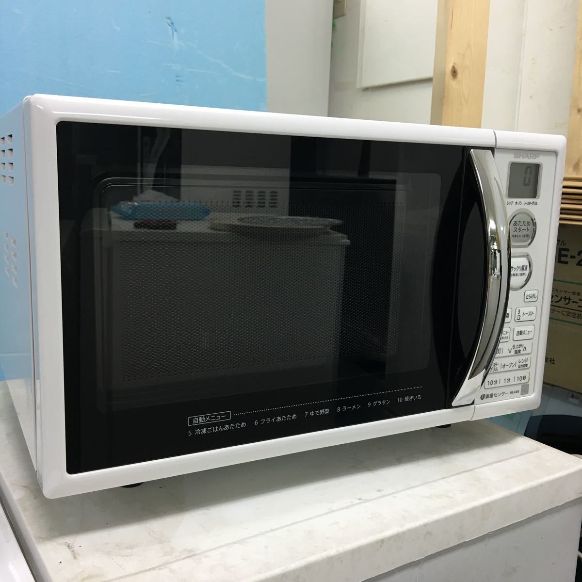 ON19 1円スタート SHARP シャープ 電子レンジ RE－CE－KW 2016年製 450x365x290 #キッチン家電 生活家電 ...