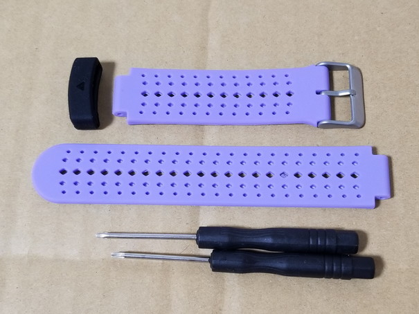 紫白 GARMIN ガーミン バンド ベルト Forerunner 230 235 620 630 735 Foreathlete 220J ...