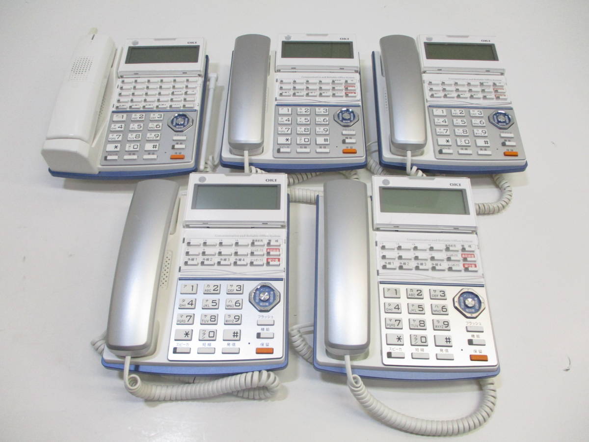 OKI ビジネスフォンMKT/ARC-18DKHF 4台 ARC-18DKHF 1台 計5台セット 1611A(その他)｜売買された ...