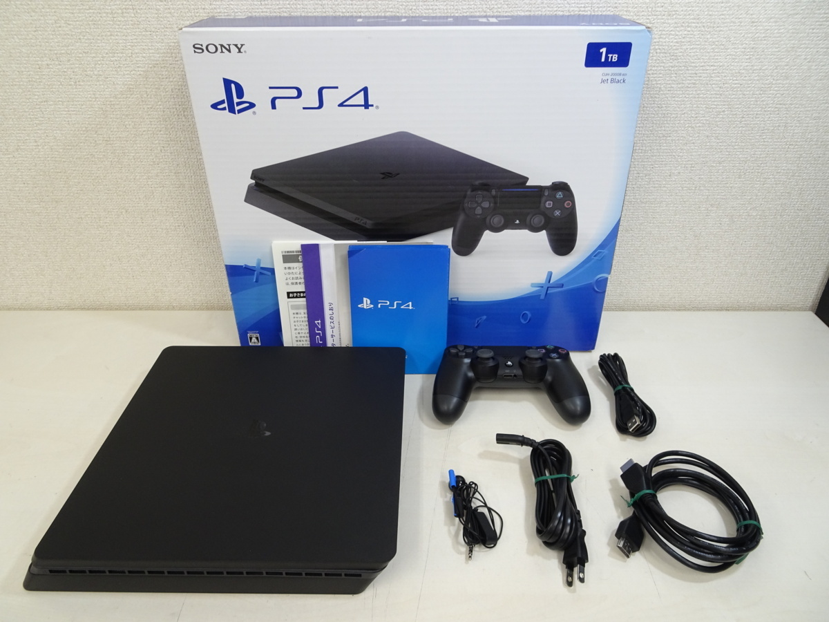 SONY ソニー PS4 プレイステーション4 通常版 ジェット ブラック 1TB CUH-2000BB01 J333618e RE(PS4本体)｜売買されたオークション情報、yahooの商品 ...