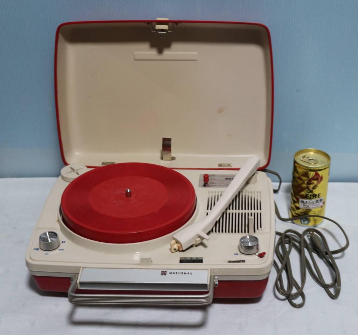 可動品 昭和レトロ ナショナル レコードプレーヤー SF-360 60Hz ターンテーブル ポータブル(その他)｜売買されたオークション情報 ...