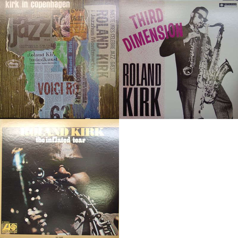 18000100; 輸入盤含む ローランド カーク ROLAND KIRK LP 3枚セット(ジャズ一般)｜売買されたオークション情報 ...