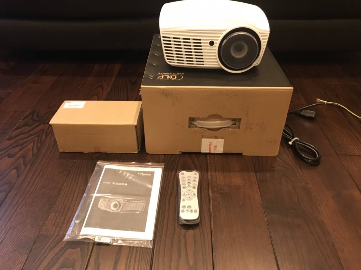オプトマ optoma DLP フルHD プロジェクター HD37 天吊りブラケット HPC-005U セット 1円スタート(本体)｜売買され ...
