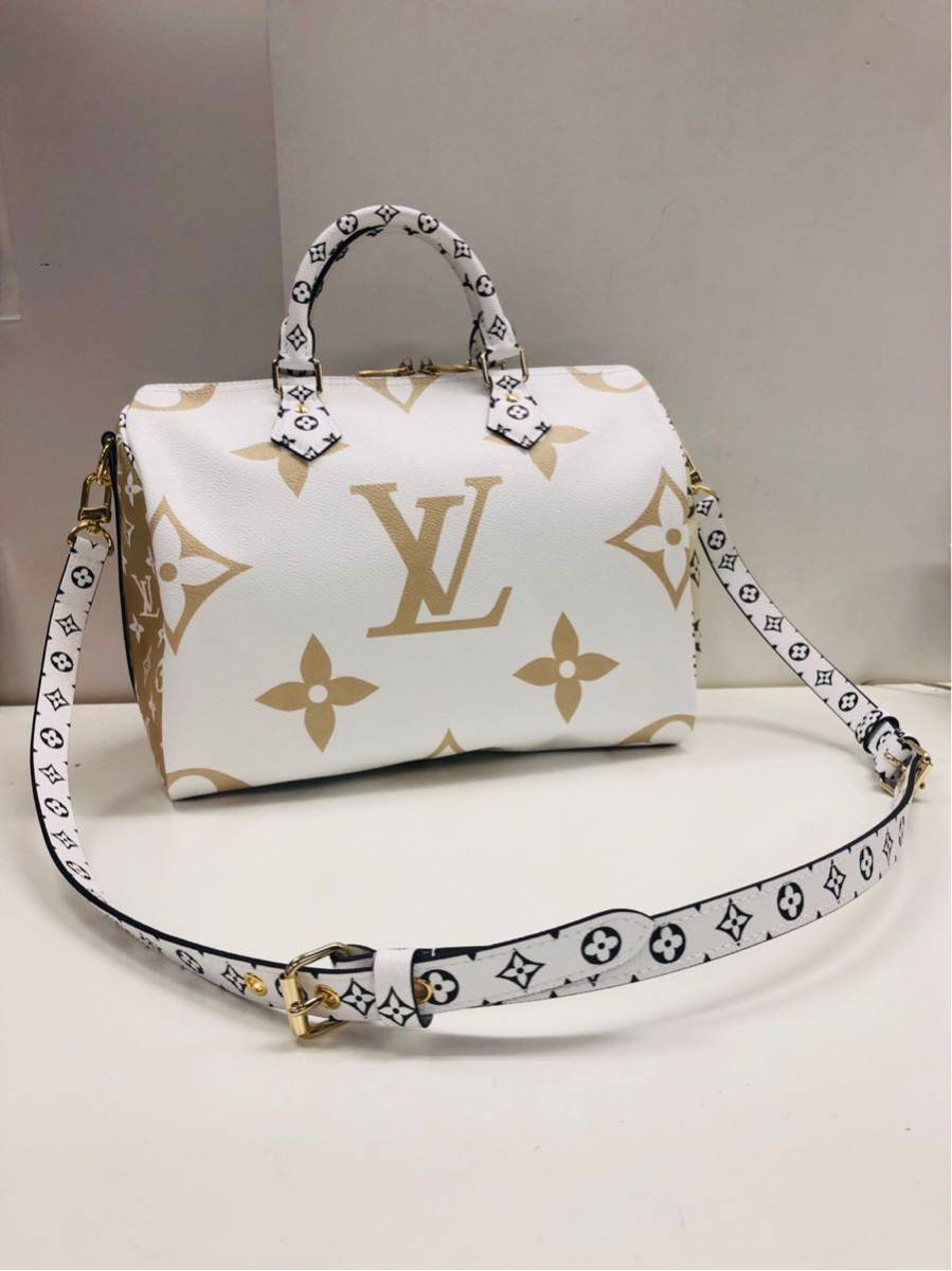 ルイヴィトン モノグラムジャイアント スピーディ M44572 ハンドバッグ LOUIS VUITTON LV(ハンドバッグ)｜売買されたオークション情報、yahooの商品情報をアーカイブ公開 ...