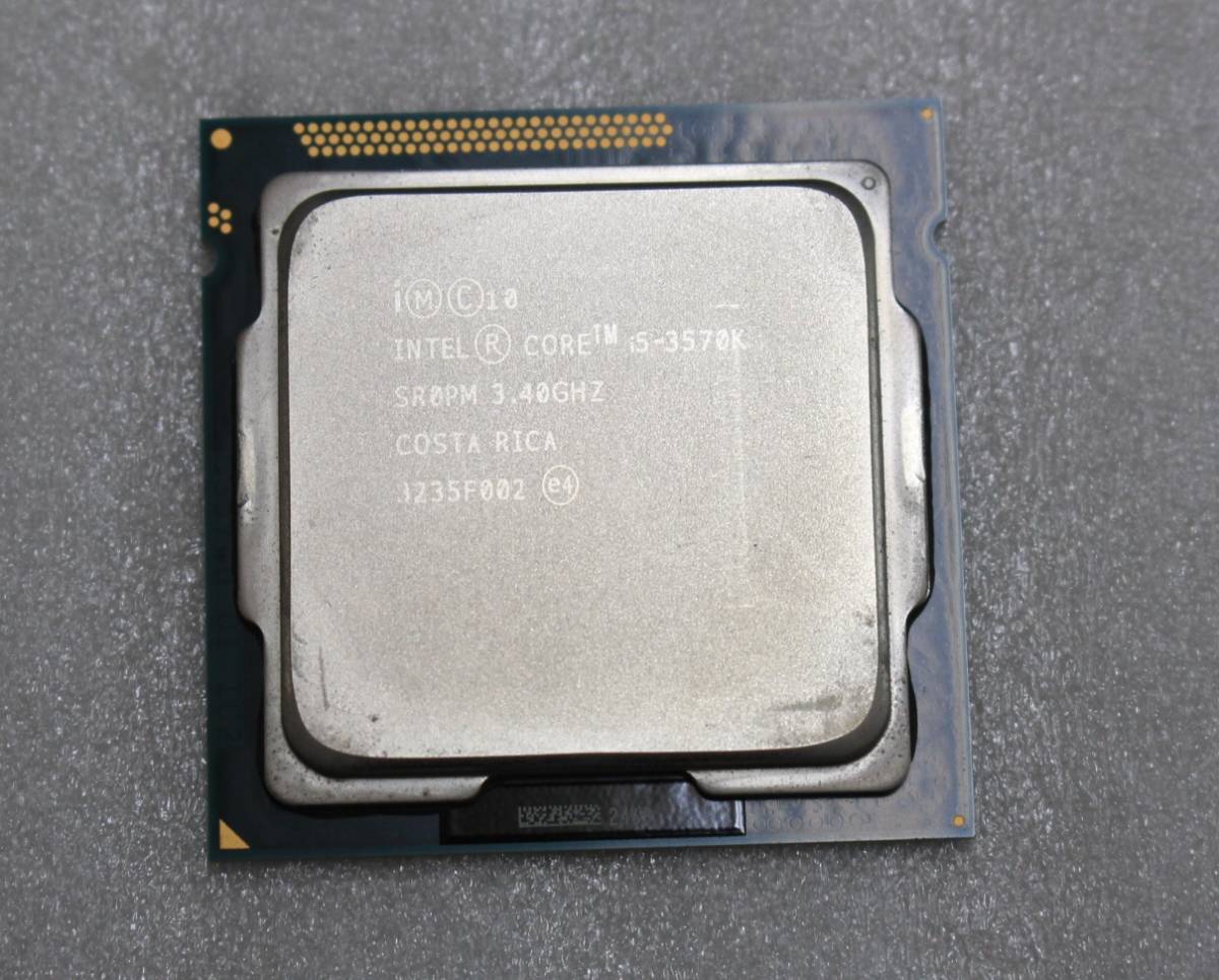 INTELインテル CPU PCパーツ Core i5 3570K SR0PM 3.40GHZ COSTA RICA 3235F002 ...