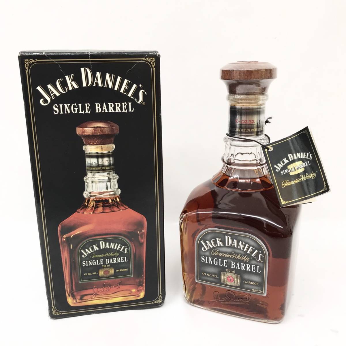 未開栓 JACK DANIELS SINGLE BARREL ジャックダニエル シングルバレル／ウイスキー／750ml／47%／アルコール／古酒／DB0(その他)｜売買されたオークション情報 ...