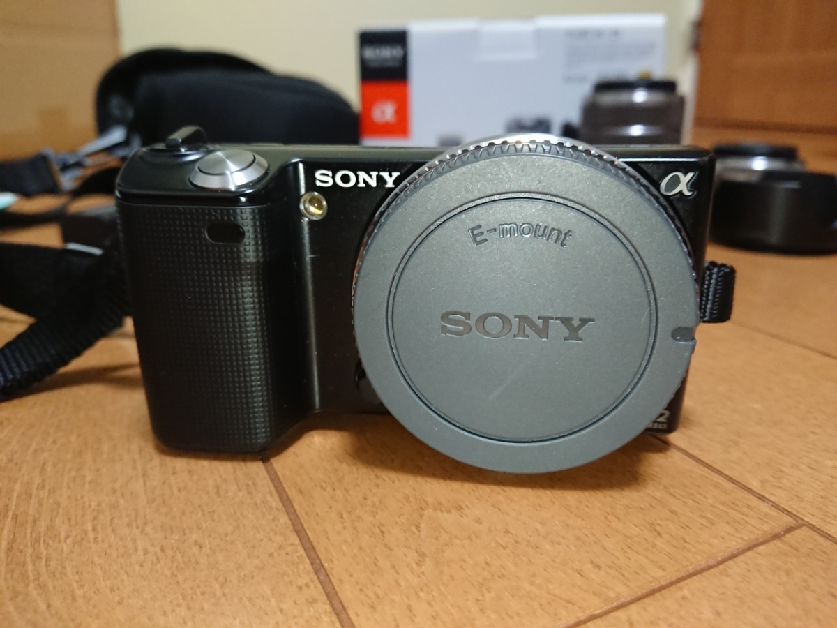 SONY NEX-5D ミラーレス一眼 ダブルレンズキット カメラバッグセット 入門機に(ソニー)｜売買されたオークション情報、yahooの ...