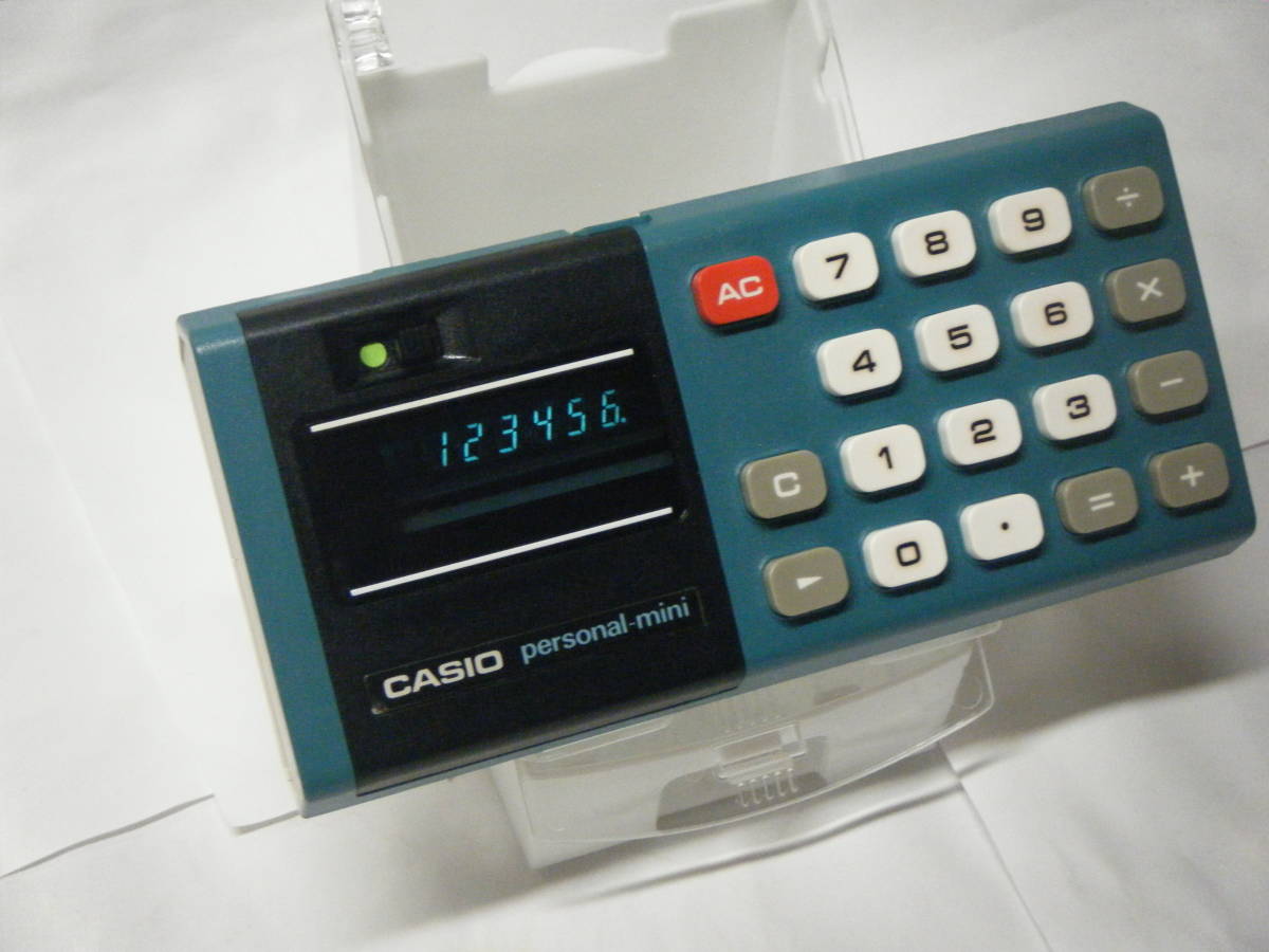 CASIO 電卓 personal-mini CM-607 昭和レトロ 計算機 蛍光管表示 アンティーク VFD表示 古い カシオ カシオミニ(カシオ)｜売買されたオークション情報、yahoo ...