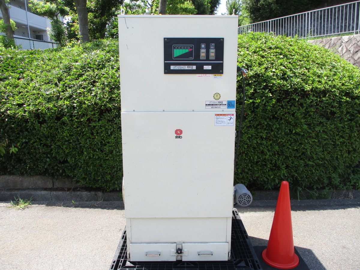 福仲y447 新東工業 粉塵/粉じん用 集塵機/集じん機 ダスミック EXⅡ3700M/EX2-3700M 自動払い落とし 三相200V-3 ...