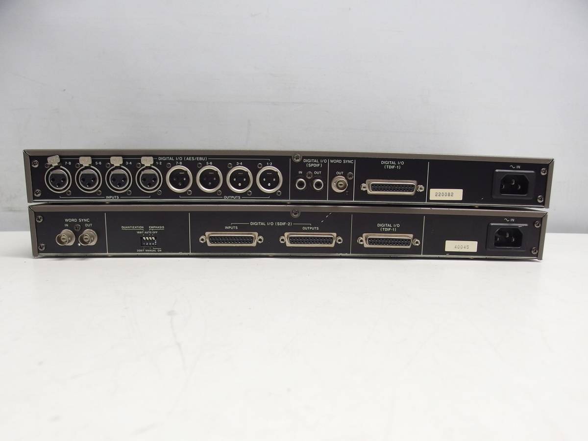 TASCAM タスカム DIGITAL AUDIO INTERFACE デジタルオーディオインターフェース IF-88AE IF-88SD 2 ...