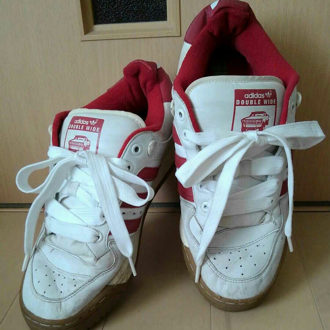 adidas DOUBLE WIDE アディダスダブルワイドスニーカーJP28(28.0cm)｜売買されたオークション情報、yahooの商品 ...