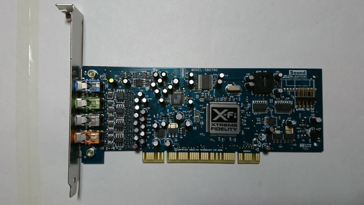 CREATIVE Sound Blaster X-Fi Xtreme Audio PCI接続 7.1CH サウンドカード SB0790 SB ...
