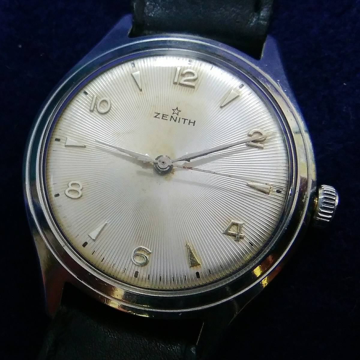 ゼニス ZENITH Cal.106-50-6 手巻き スイス 高級ブランド ヴィンテージ 腕時計 メンズ アンティーク ウォッチ(ゼニス ...