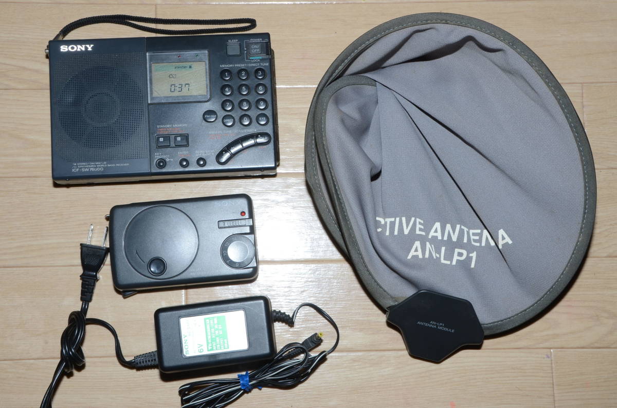 SONY ICF-SW7600G ソニー ラジオ アクティブアンテナ AN-LP1(アンティーク)｜売買されたオークション情報、yahooの ...