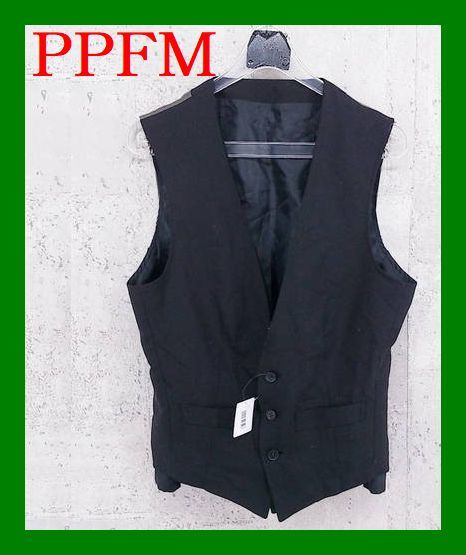 PPFM ピーピーエフエム ベスト M ブラック(テーラードジャケット、ブレザー)｜売買されたオークション情報、yahooの商品情報をアーカイブ公開 - オークファン（aucfan.com）