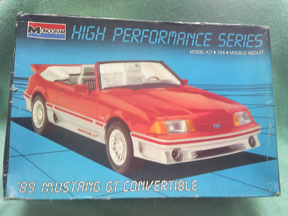 1/24 Ford Mustang GT Convertible 1989 Monogram フォード マスタング モノグラム AMT MPC ...