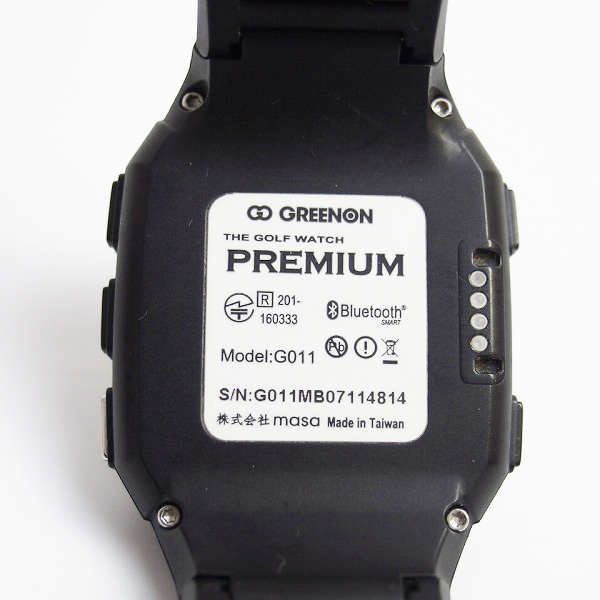 masa/マサ GREENON THE GOLF WATCH PREMIUM/グリーンオンザゴルフウォッチプレミアム 腕時計型 GPSナビ ...