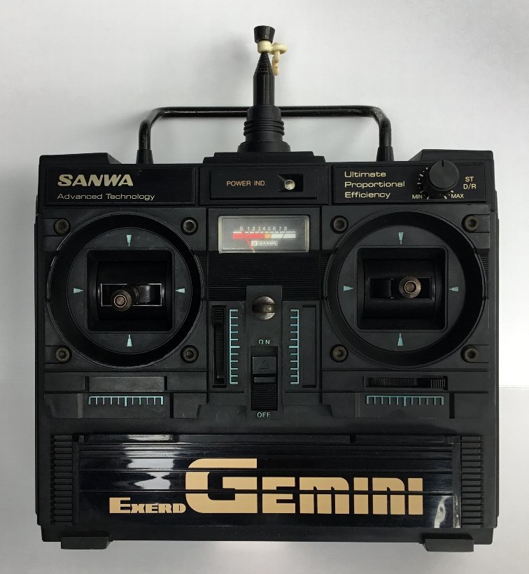 当時物 サンワプロポ SANWA Exerd Gemini FM 2ch 40MHz ジャンク品(送信機)｜売買されたオークション情報、yahooの商品情報をアーカイブ公開 - オークファン ...