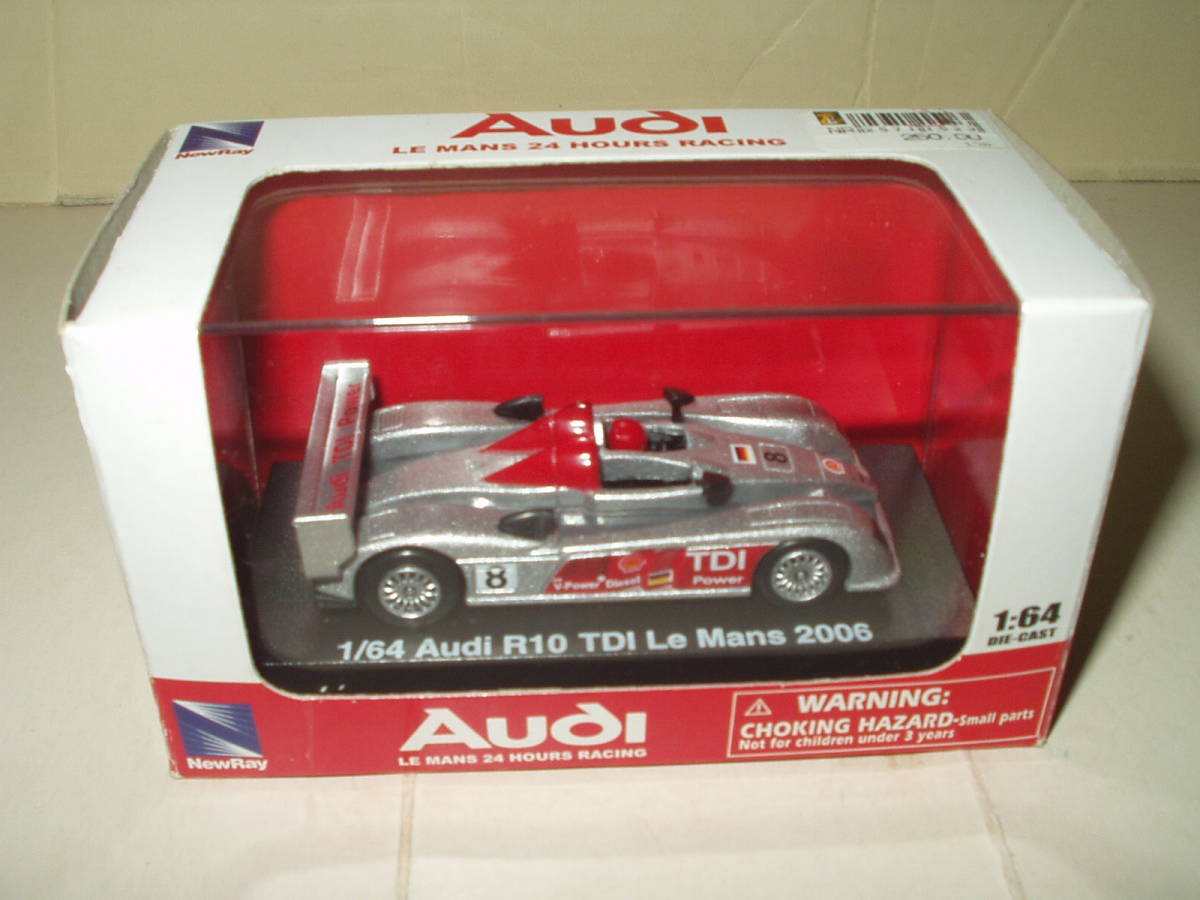 NewRay Audi R10 TDI Le Mans 2006 / ニューレイ 2006 ルマン アウディ R10 TDI 1:64 ...