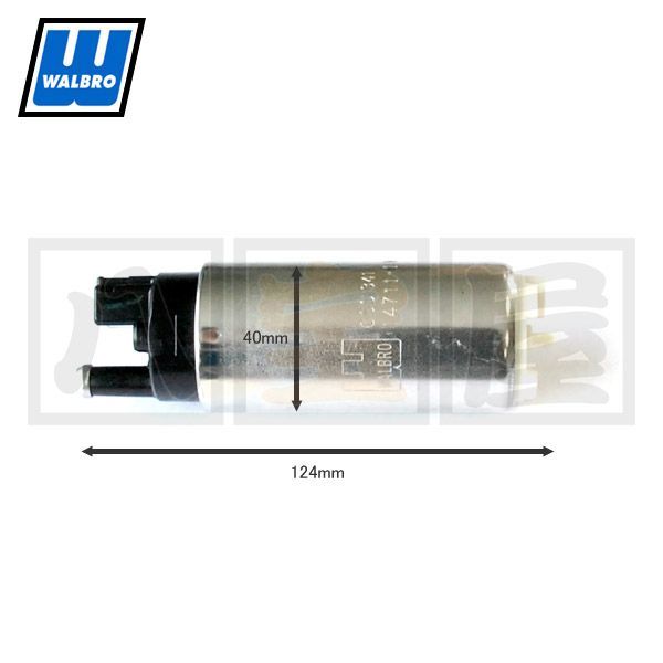 ワルボロ WALBRO GSS341 255LPH 燃料ポンプ 汎用 取付けキット WAB-GSS341-S1(エンジン、過給器、冷却装置 ...