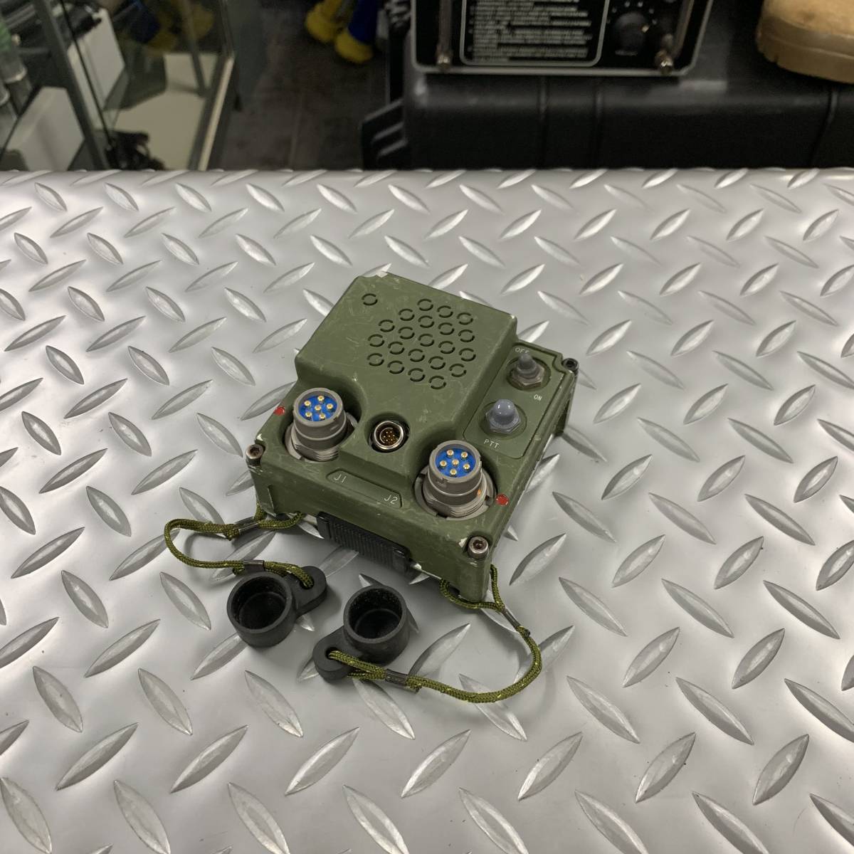 米軍実物 HARRIS/RF-5983-SA001 スピーカーアッセンブリー thales blackdiamond prc satcom ...