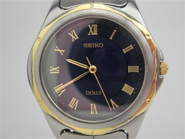 SEIKO セイコー ドルチェ 黒文字盤 メンズ腕時計 SS×18KT 現状品 不動 8J41-6050(ドルチェ)｜売買されたオークション情報、yahooの商品情報をアーカイブ公開 ...