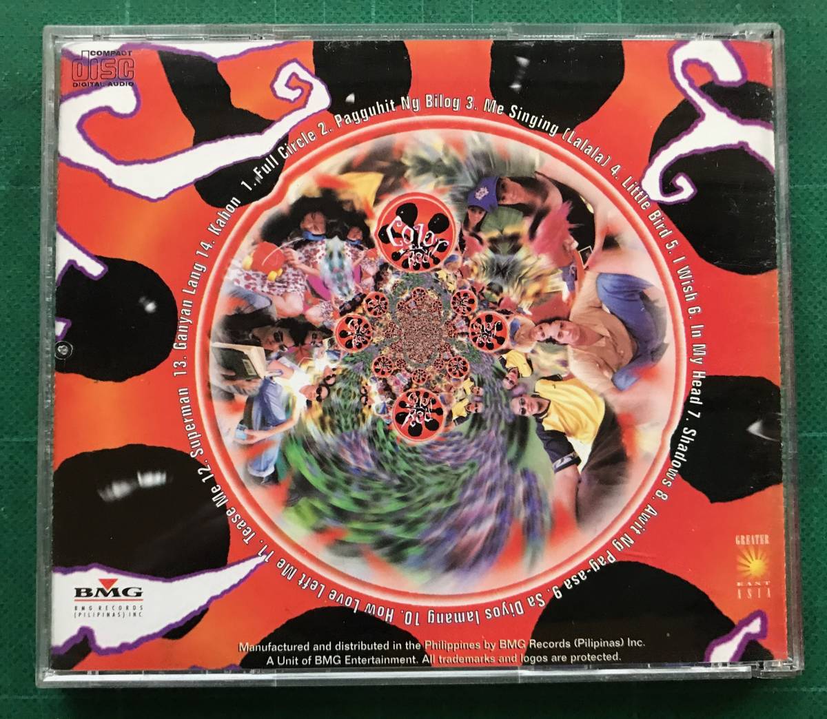 フィリピン／ロック Color It Red ／ Fool’s Circle CD：2000年 BMG/EastAsia ASIA CD 40 ...