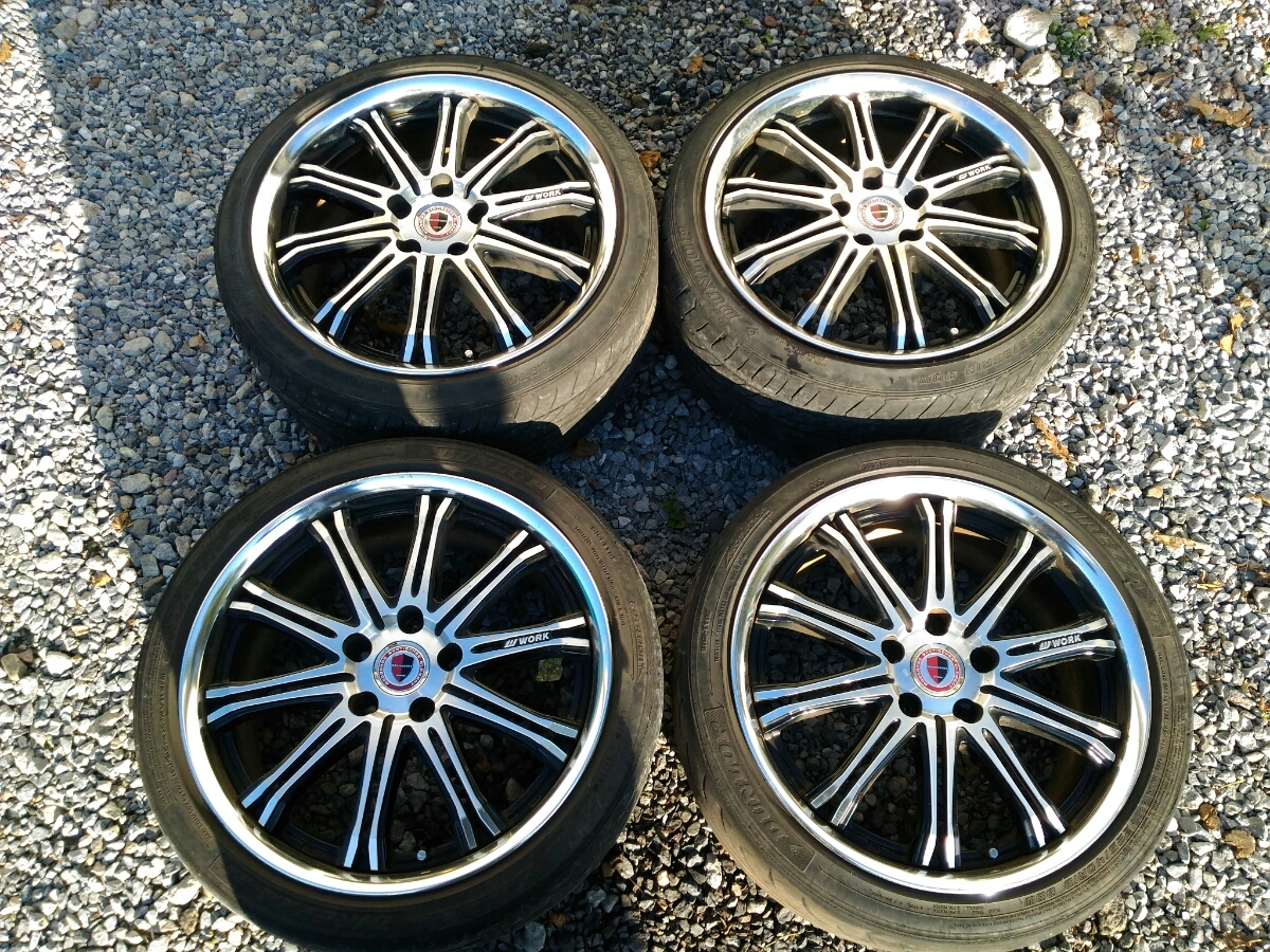 S2000専用オフセット WORK 18×8J+58/18×9J+63/5H114.3/MODERNES EXOTISCHES ELEMENT ...