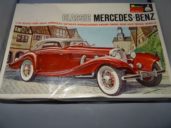 15-6-2 モノグラム Monogram ベンツ Mercedes-Benz 1939 540K Cabriolet 1/24 ファクトリー ...