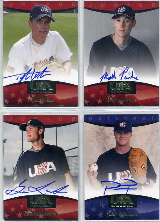 TYLER WILSON LGツインズ MATTHEW PURKE ホワイトソックス 他 2007 Upper Deck Team USA ...