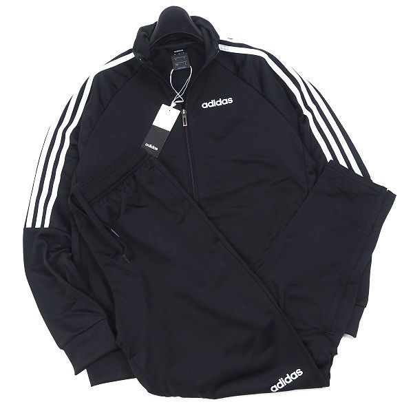 adidas アディダス セットアップ 上下セット ジャージ ジャケット パンツ 裾ファスナー付 O ブラック E101(アディダス)｜売買されたオークション情報、yahooの商品情報を ...