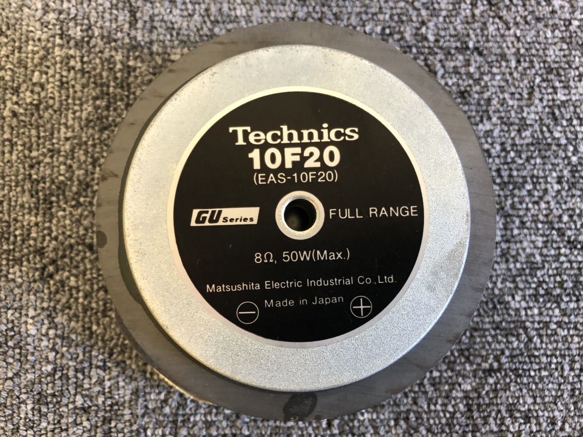 ジャンク品 テクニクス フルレンジ Technics/National/Panasonic EAS-10F20 RA-01(テクニクス)｜売買されたオークション情報、yahooの商品情報を ...