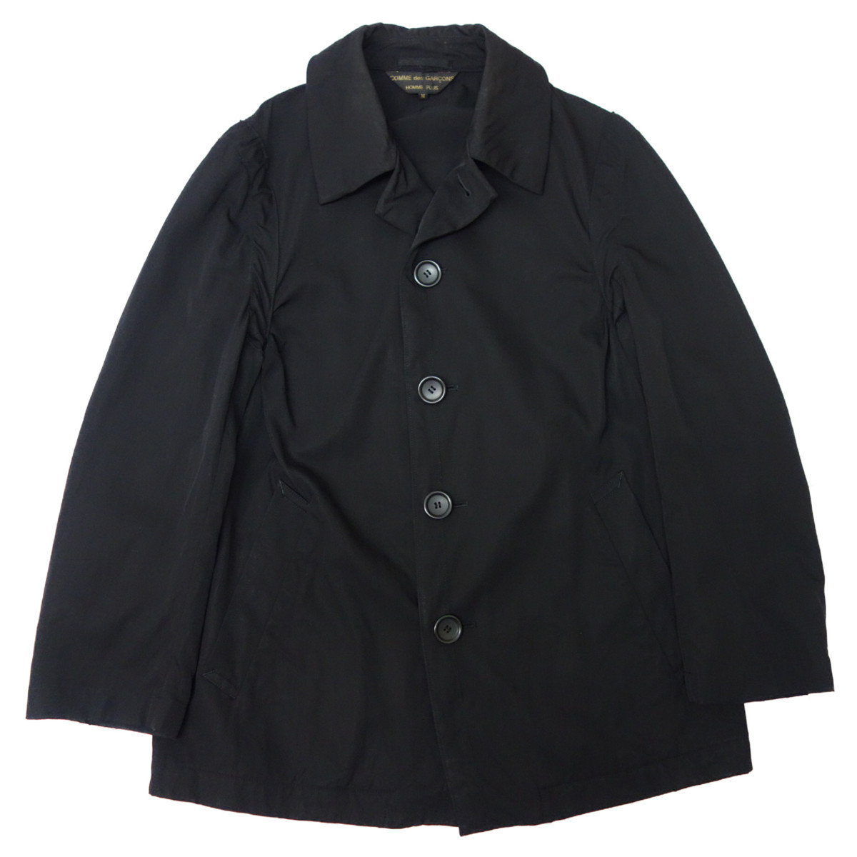 1円 98AW コムデギャルソンオムプリュス HOMME PLUS シーム期 インサイドアウト ウール ジャケット コート ブラック M ...