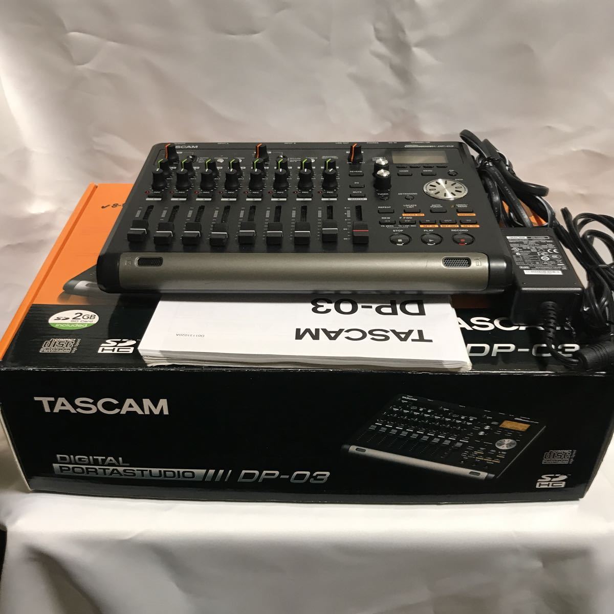 TASCAM DP-03 購入 説明書付 物凄く音が良い(マルチトラックレコーダー)｜売買されたオークション情報、yahooの商品情報を ...