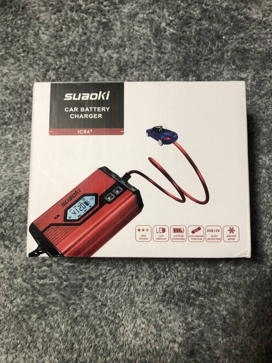1円スタート suaoki CAR BATTERY CHARGER ICS4+ カーバッテリーチャージャー(充電器)｜売買されたオークション ...