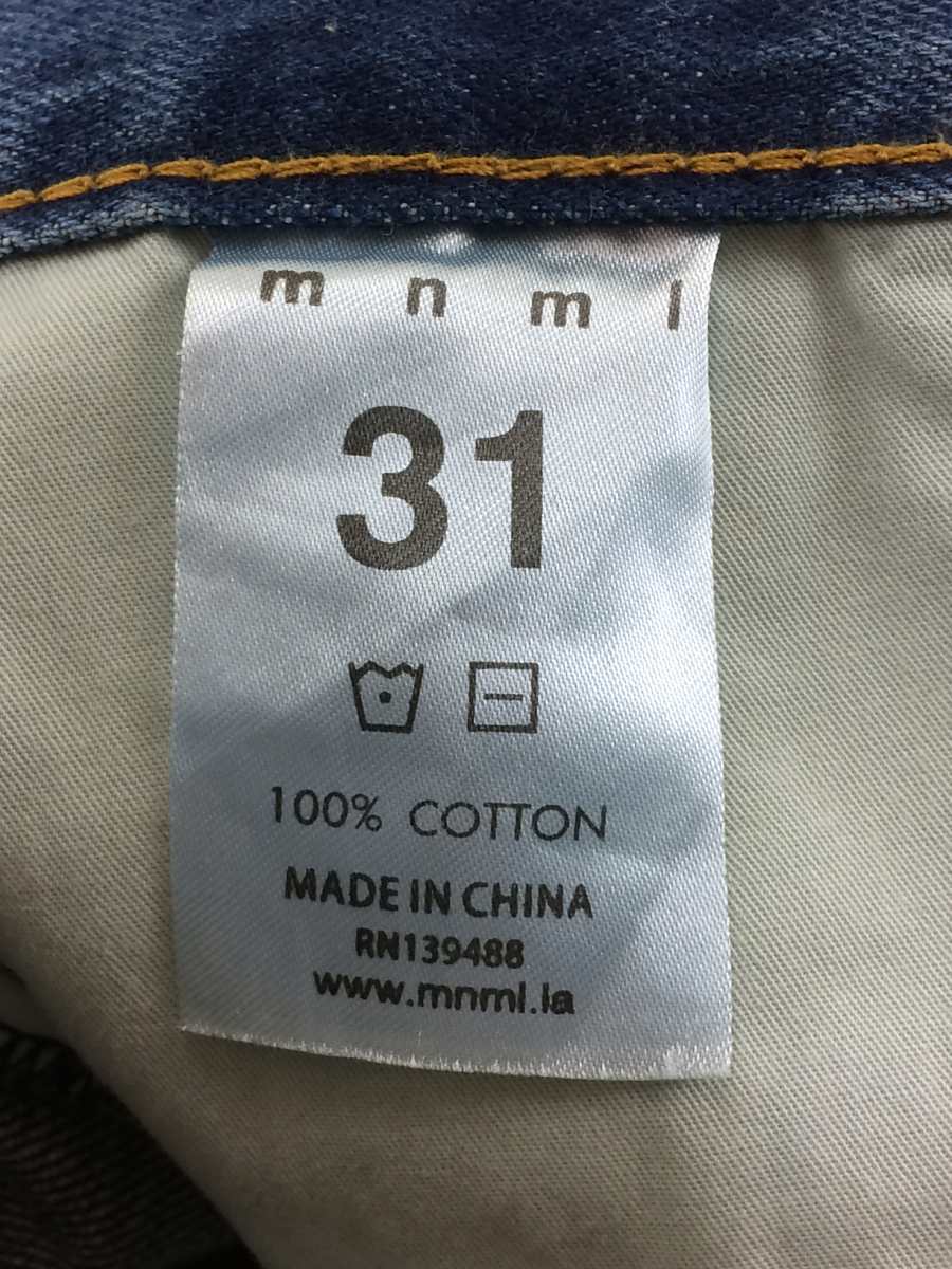 MNML スキニーパンツ/31/デニム/IDG/ウォッシュ クラッシュ加工(W31～)｜売買されたオークション情報、yahooの商品情報をアーカイブ公開 - オークファン（aucfan.com）