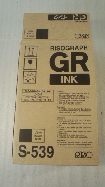 印刷機関連 計5本セット 品 GR インク リソグラフ RISOGRAPH S-539/RICOH imagioタイプ5 ブラック 黒(その他)｜売買されたオークション情報、yahooの商品 ...