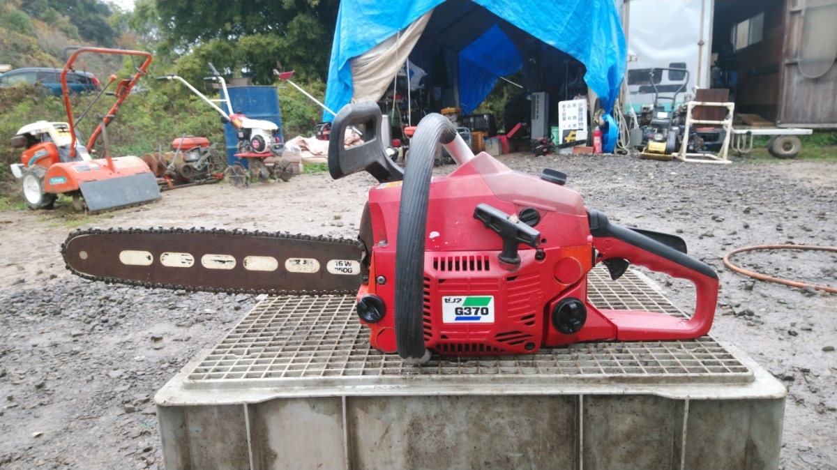 エンジンチェーンソー ゼノア G370 商品説明欄をかならず最後ま ご覧ください(チェーンソー)｜売買されたオークション情報、yahooの商品 ...