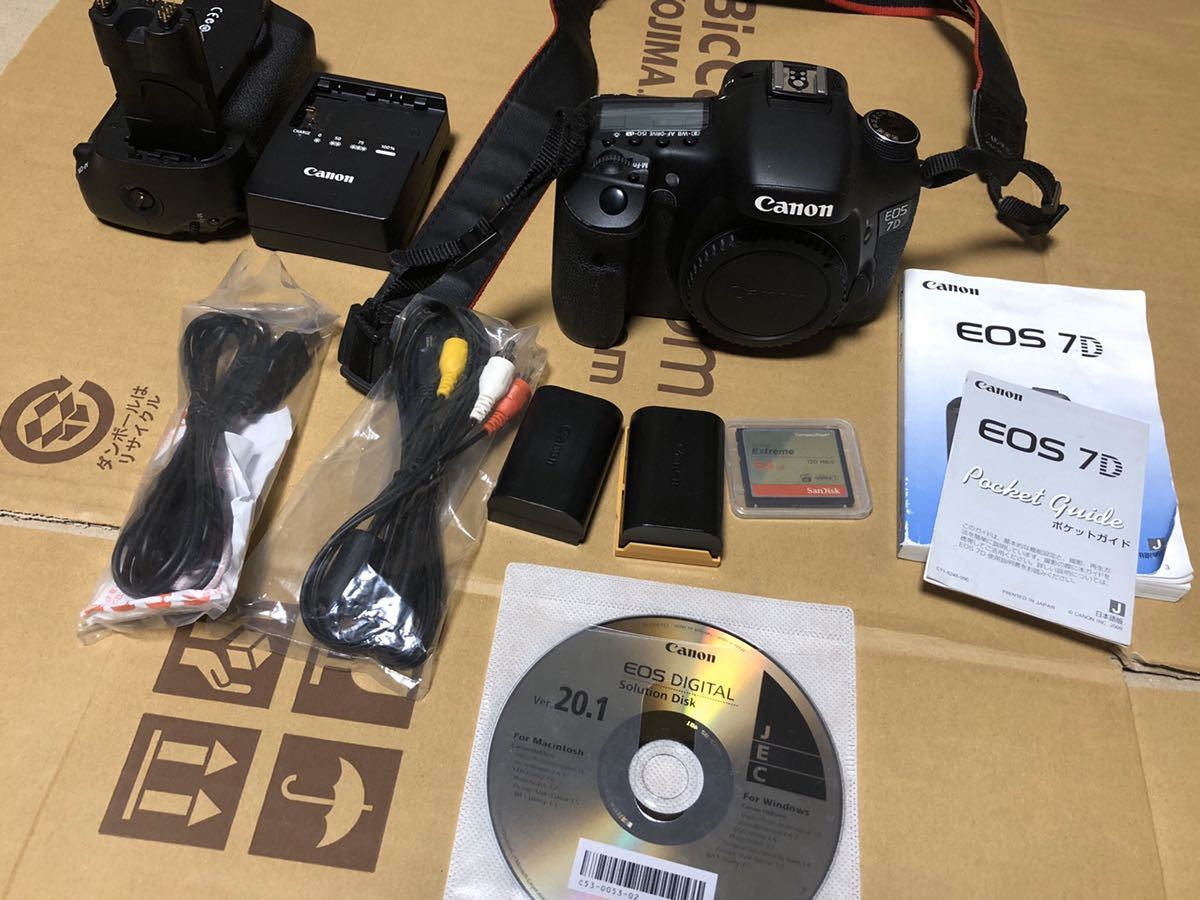 Canon EOS 7D(キヤノン)｜売買されたオークション情報、yahooの商品情報をアーカイブ公開 - オークファン（aucfan.com）