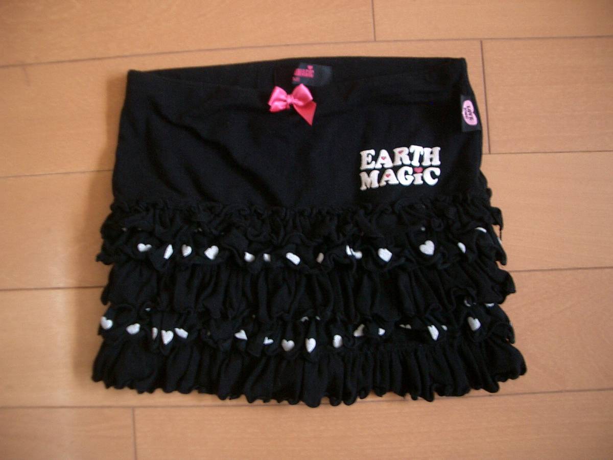 EARTH MAGIC ショートパンツ付きスカート 子供 女の子 140cm(140（135～144cm）)｜売買されたオークション情報、yahooの商品情報をアーカイブ公開 - オークファン ...