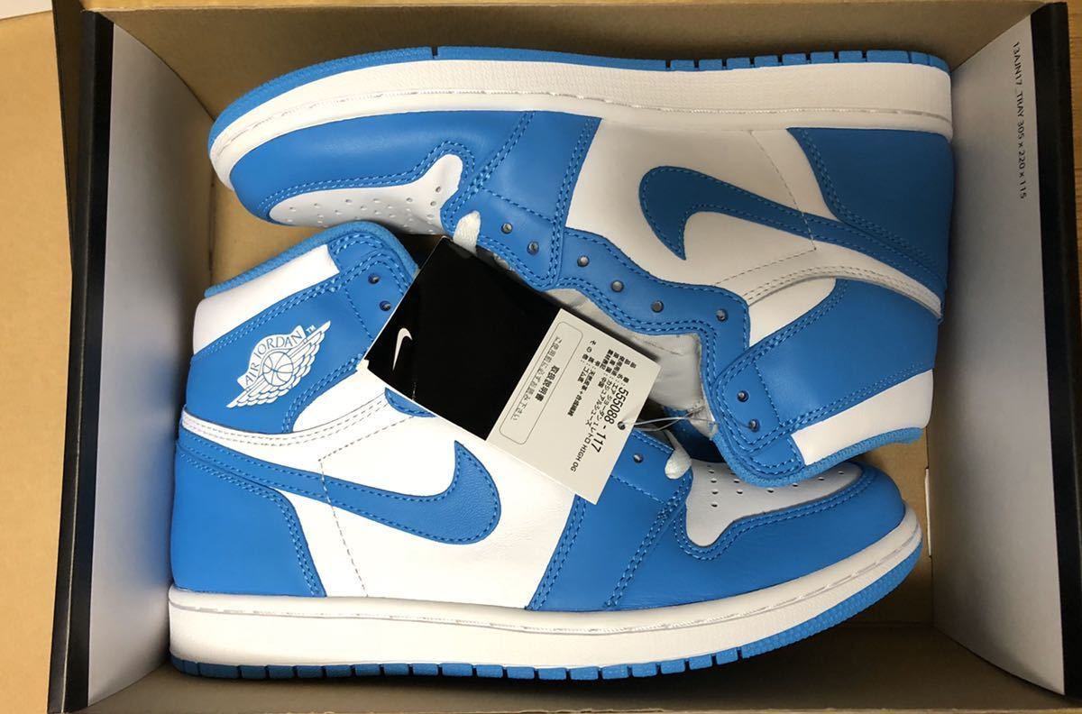 NIKE AIR JORDAN 1 RETRO HIGH OG North Carolina UNC エアジョーダン1 レトロ ハイ OG ...