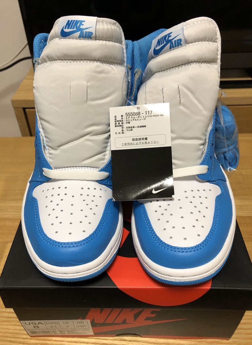 NIKE AIR JORDAN 1 RETRO HIGH OG North Carolina UNC エアジョーダン1 レトロ ハイ OG ...